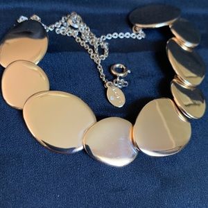 LOFT | Jewelry | Vintage Moderist Link Panels Choker Necklace | Poshmark